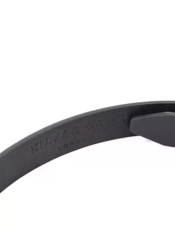 Kurt Geiger Embellished Buckle Belt - Black