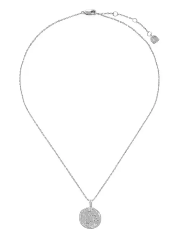 ASTRID & MIYU Leo-coin Necklace - Silver