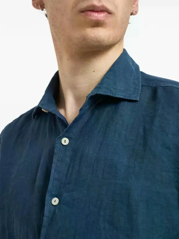 MC2 SAINT BARTH Pamplona Long-sleeve Shirt - Blue