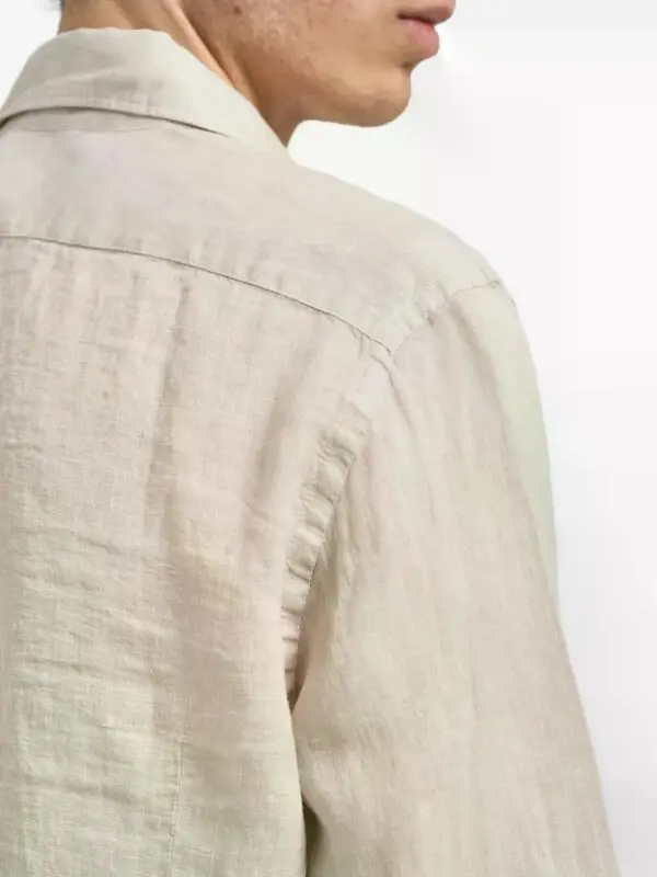 MC2 SAINT BARTH Pamplona Long-sleeve Button-up Shirt - Neutrals