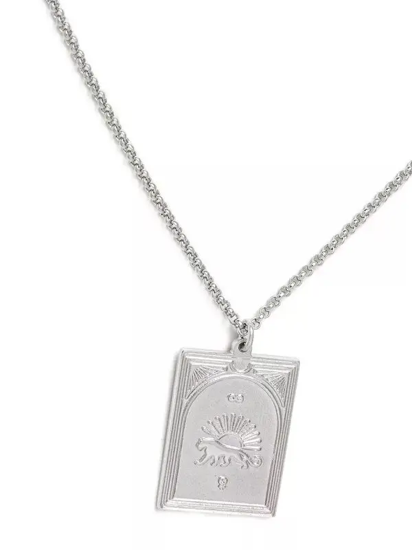 Tom Wood Tarot Strength Pendant Necklace - Silver