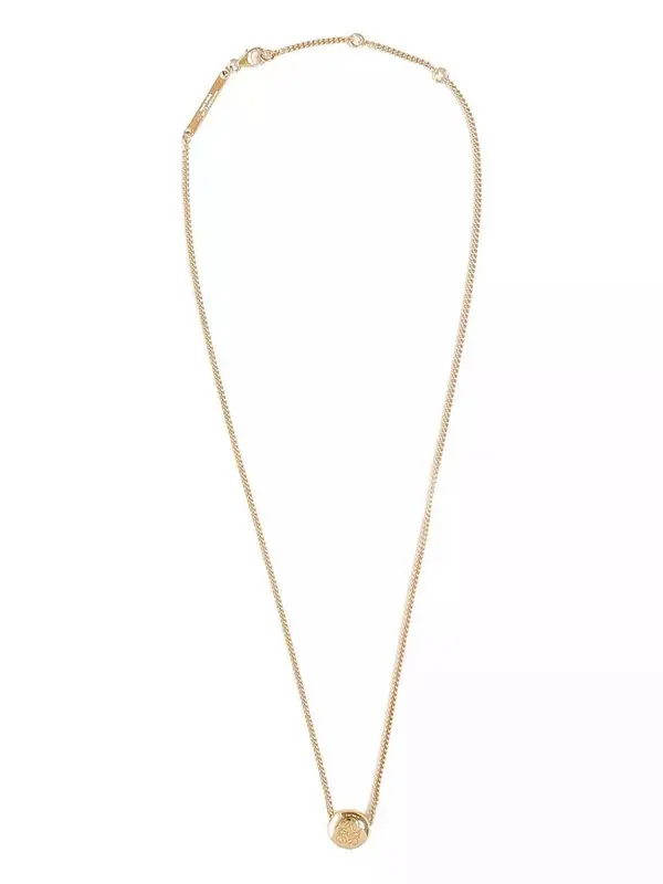 Loewe Anagram Pendant Necklace - Gold