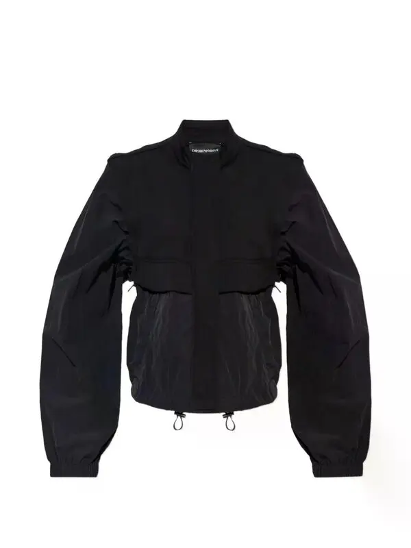 Emporio Armani Detachable Sleeve Jacket - Black