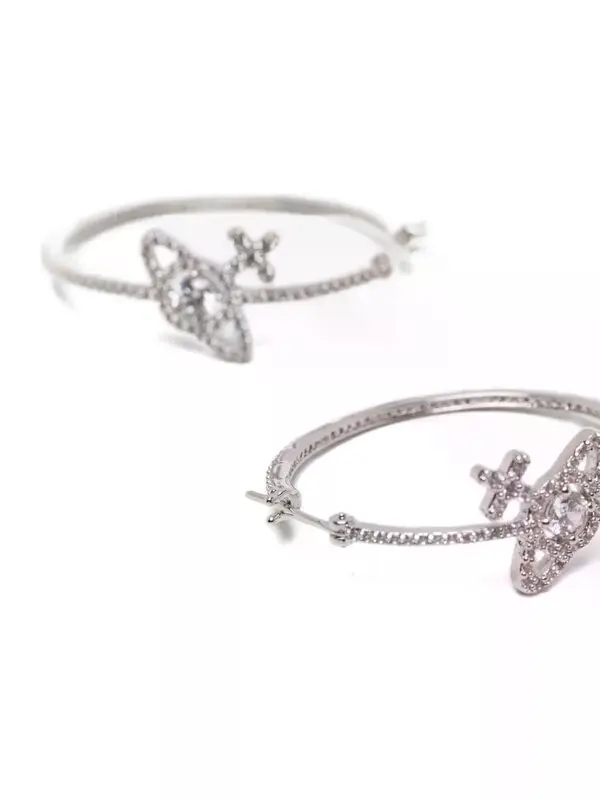 VIVIENNE WESTWOOD Orb Hoop Earrings