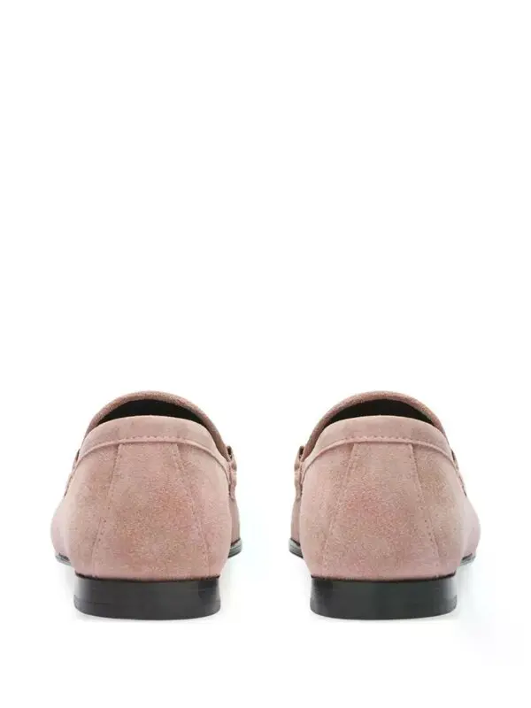 Furla Heritage Suede Loafers - Pink