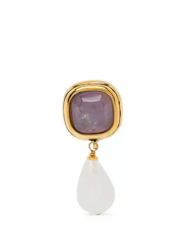 GOOSSENS Renaissance Drop Earrings - Purple