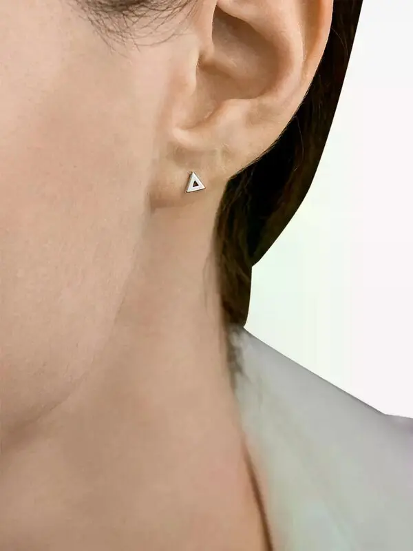 TILLA Triangle Stud Earring - Silver