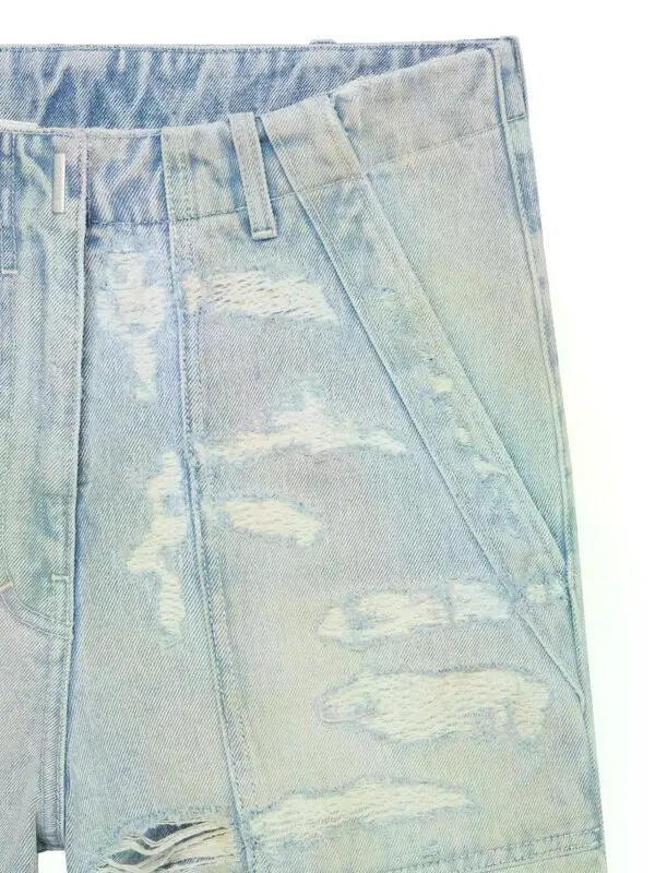 Givenchy Distressed Denim Shorts