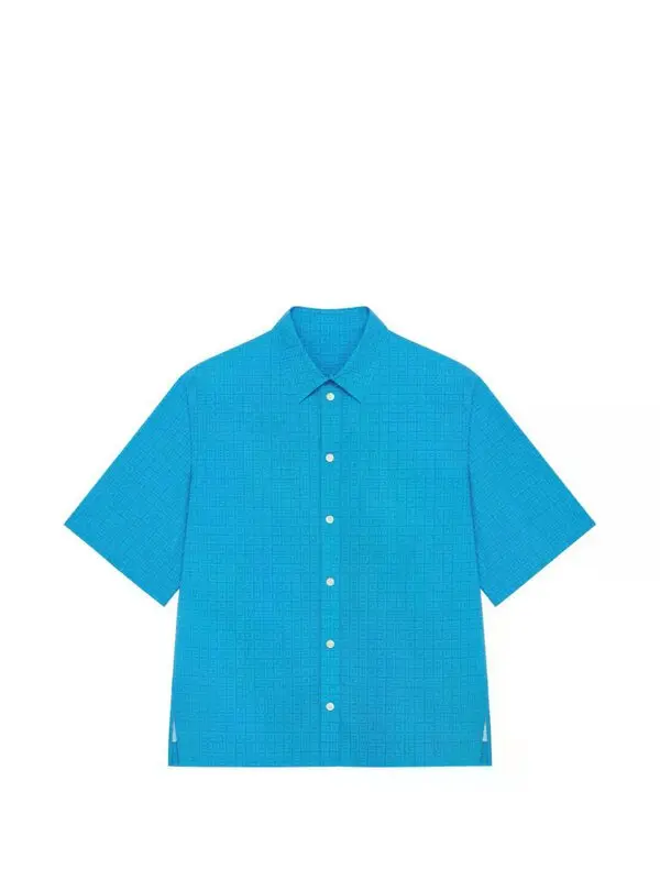 Givenchy 4g Jacquard Beach Boxy-fit Shirt