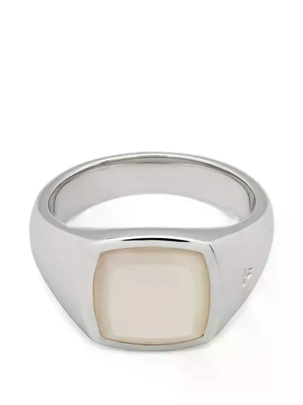 Tom Wood Kay Square Ring - Silver