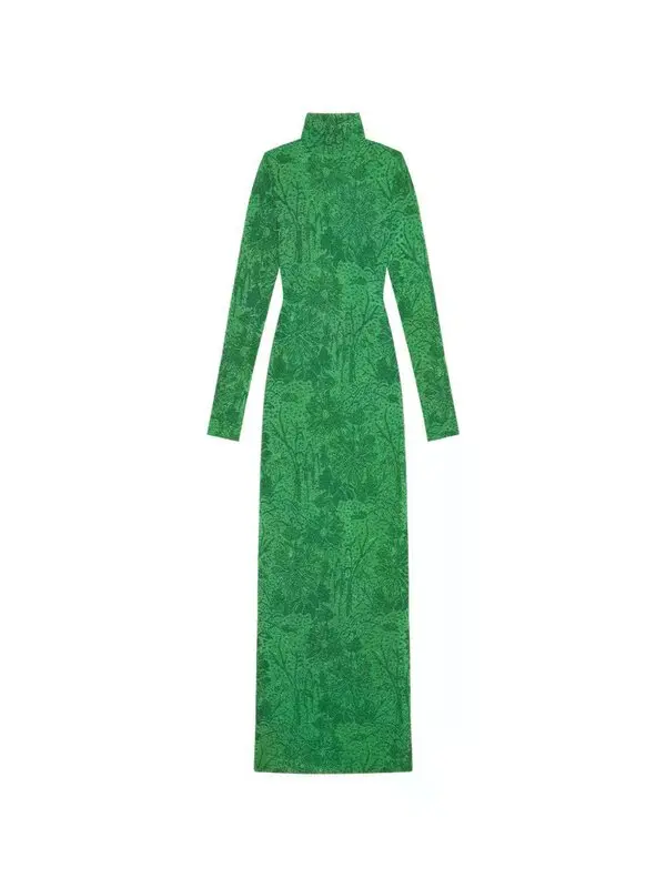Givenchy Floral-pattern Maxi Dress - Green