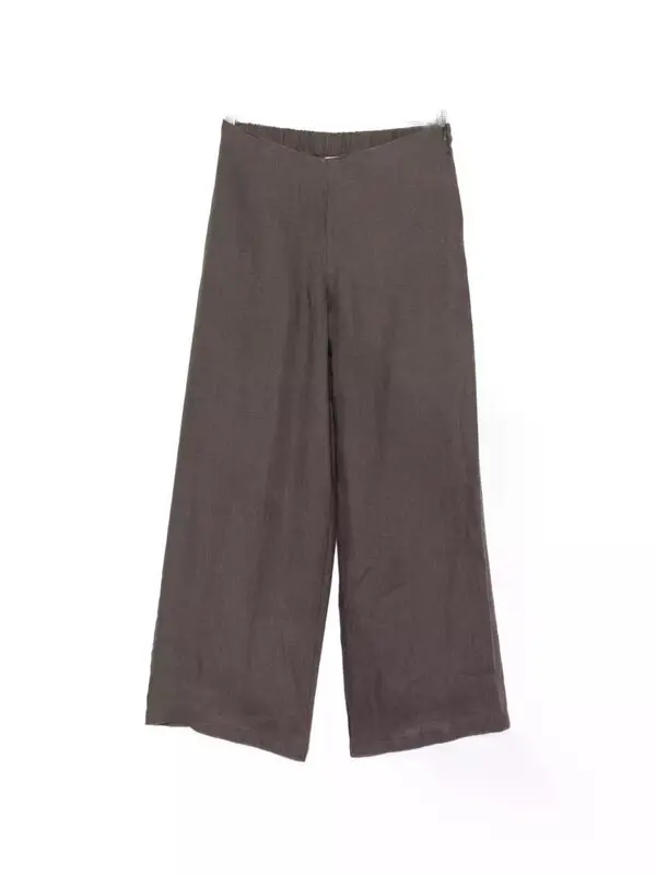 Sú Wide-leg Trousers - Brown