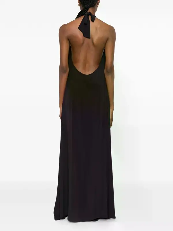 Sú Ruffled Halterneck Maxi Dress