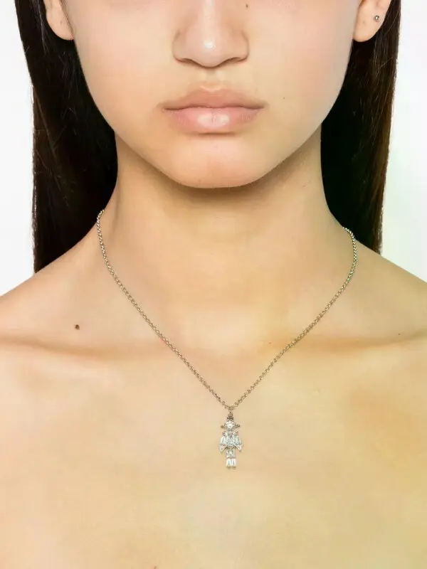 VIVIENNE WESTWOOD Issa Pendant Crystal-embellished Necklace