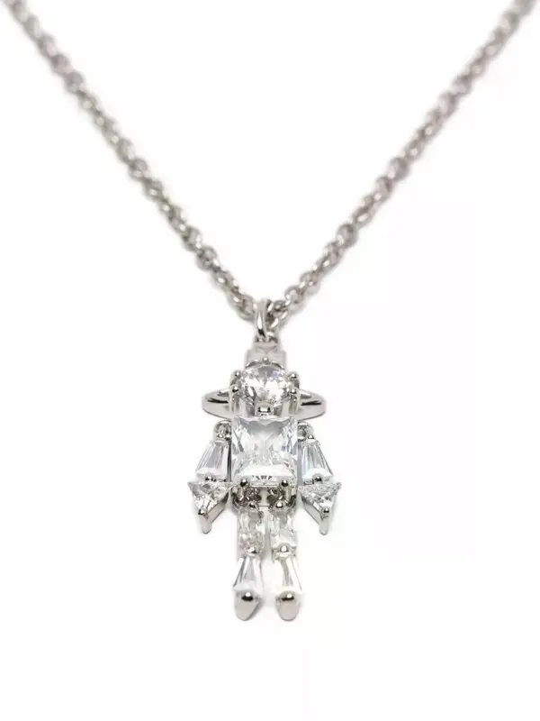 VIVIENNE WESTWOOD Issa Pendant Crystal-embellished Necklace