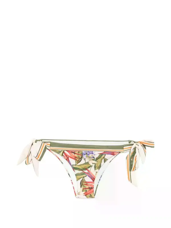 Farm Rio Floral Bikini Bottom - Neutrals