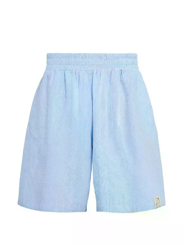 FAMILY FIRST Striped Seersucker Shorts