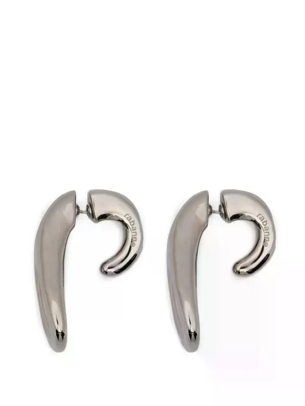Rabanne Geometric Earrings - Silver