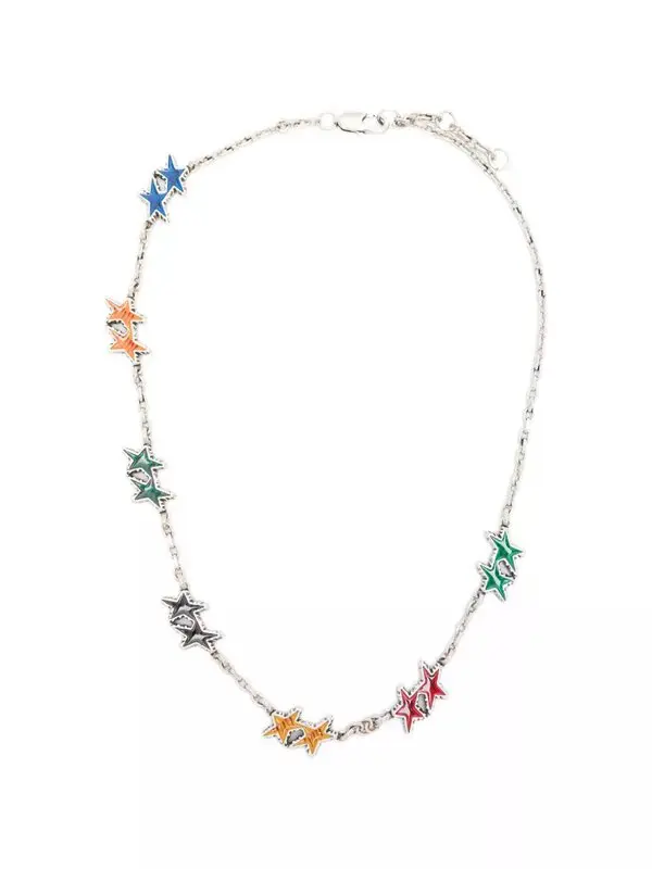 TWOJEYS Melted Stars Necklace - Silver