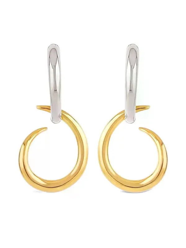 DINNY HALL Toro Drop Hoop Earrings