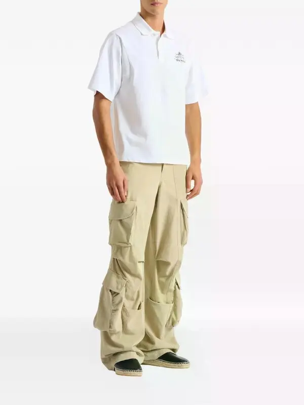 Balmain Printed Vine Polo