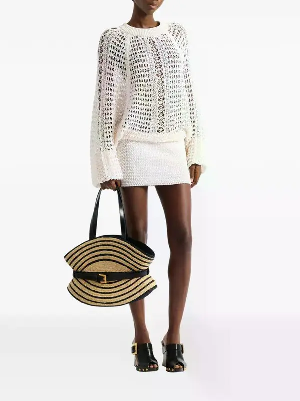Balmain Crochet Lace Mini Dress