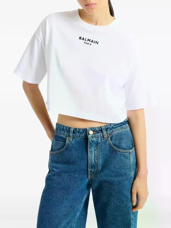 Balmain Paris Embroidered T-shirt