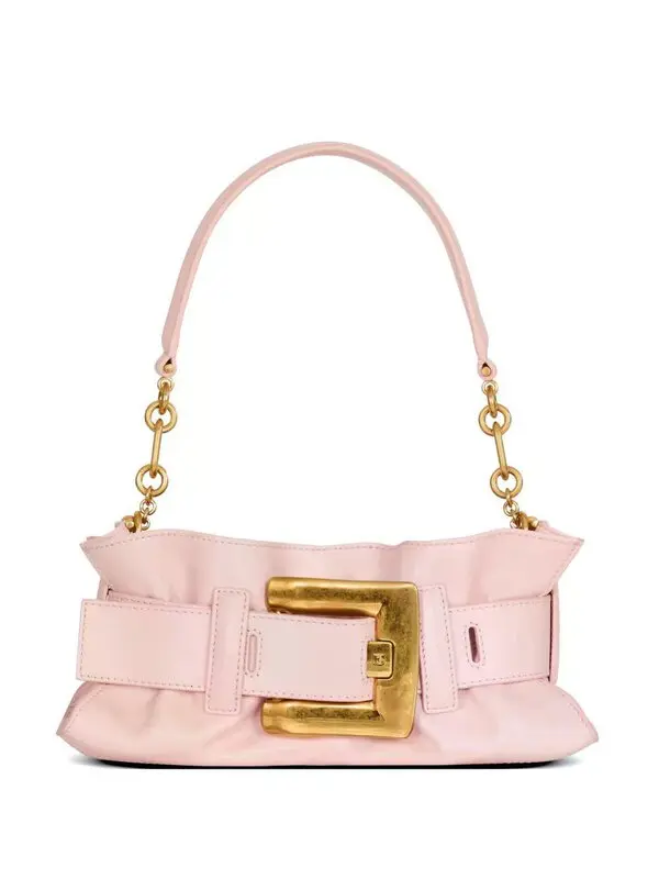 Balmain Mini Anthem Bag In Smooth Leather - Pink
