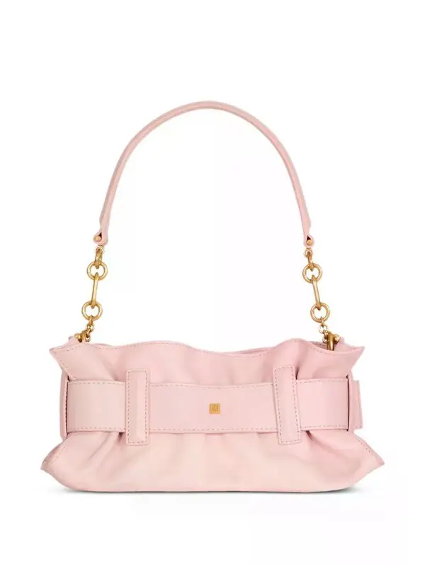 Balmain Mini Anthem Bag In Smooth Leather - Pink