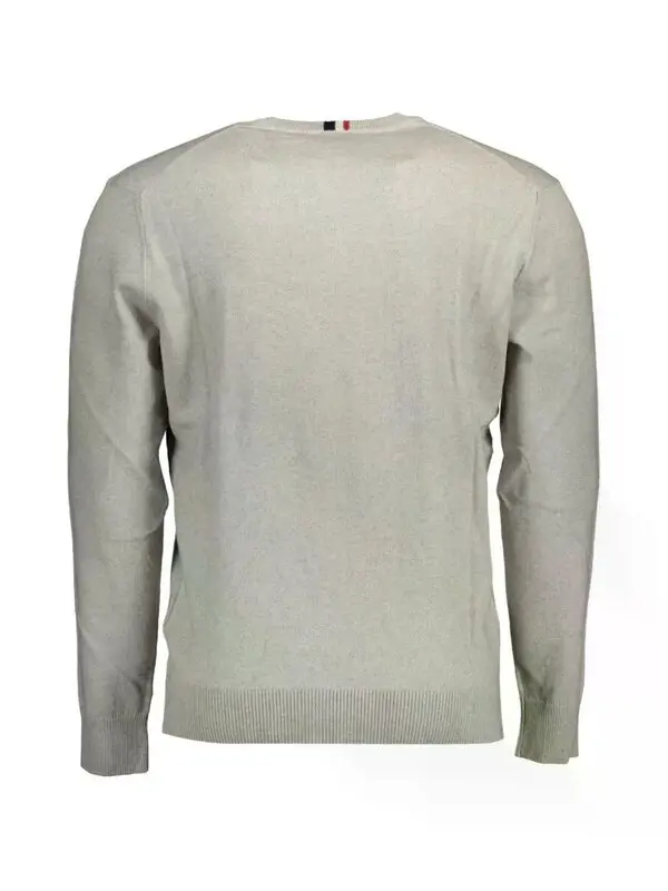 U.s. Polo Assn. Logo-embroidered Crew-neck Sweater