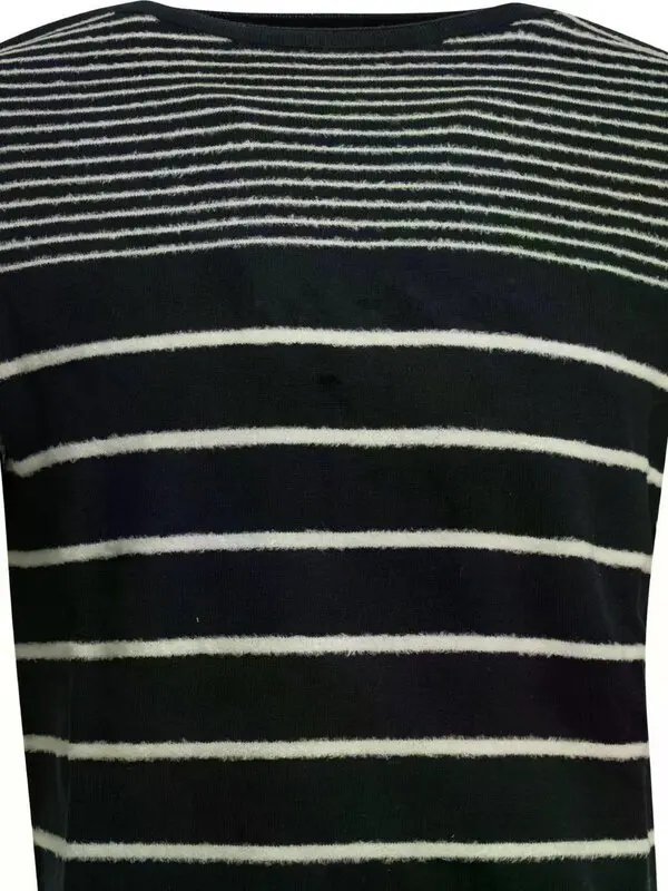 RAKKI Striped Short-sleeve Sweater