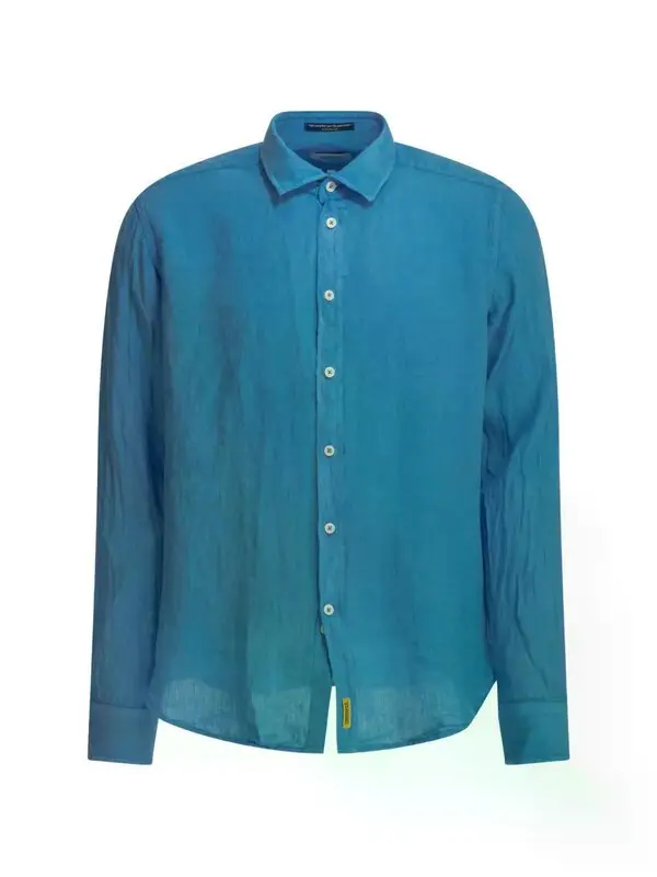 B.D.BAGGIES Bradford Linen Shirt - Blue