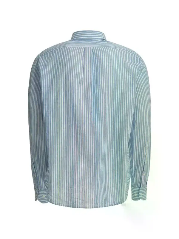 B.D.BAGGIES Bradford Vertical-stripe Shirt - Blue