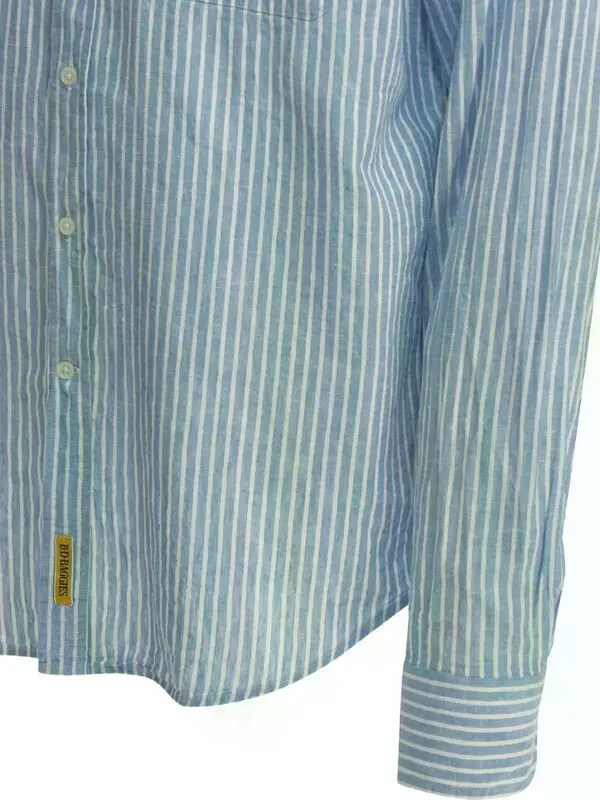 B.D.BAGGIES Bradford Vertical-stripe Shirt - Blue