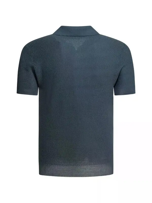 RAKKI Open-knit Polo Shirt