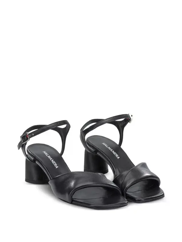 HALMANERA Dally Padded Crossover-strap Sandals