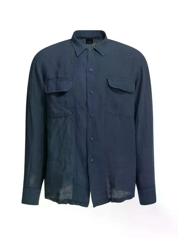B.D.BAGGIES Chest-pocket Linen Shirt