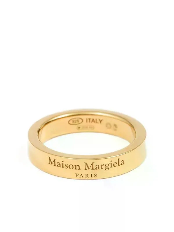 MAISON MARGIELA Logo-engraved Ring - Gold