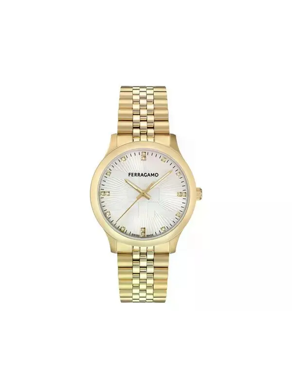 FERRAGAMO Duo 40mm Bracelet Watch - Gold