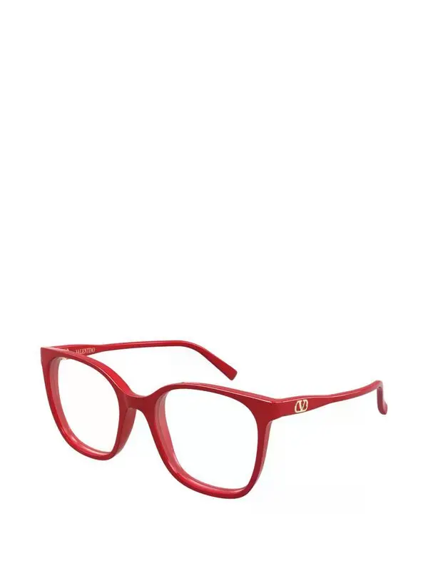 Valentino Garavani Vlogo Signature Cat-eye Glasses - Red