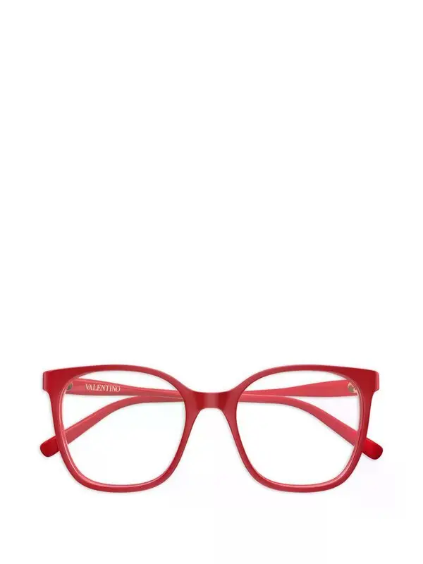 Valentino Garavani Vlogo Signature Cat-eye Glasses - Red