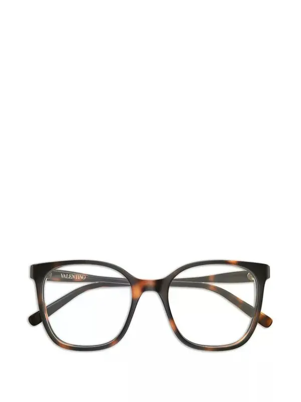 Valentino Garavani Vlogo Tortoiseshell Eyeglasses - Brown
