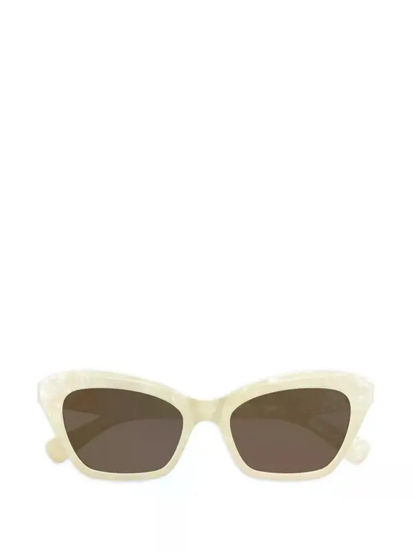 Valentino Garavani Vlogo Cat-eye Sunglasses - Neutrals