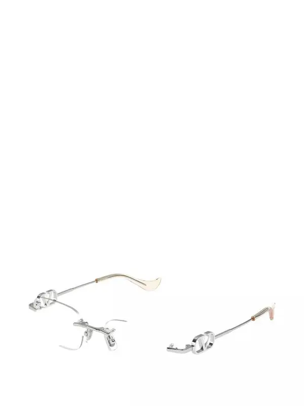 Valentino Garavani Vlogo Rimless Glasses
