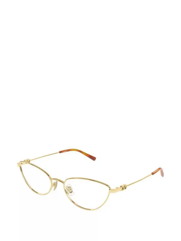 Valentino Garavani Vlogo Cat-eye Glasses - Gold