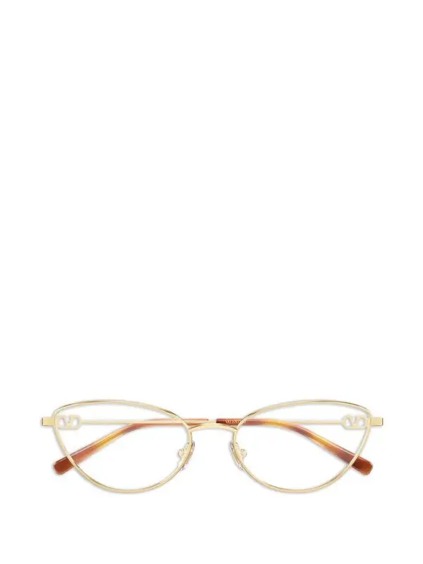 Valentino Garavani Vlogo Cat-eye Glasses - Gold