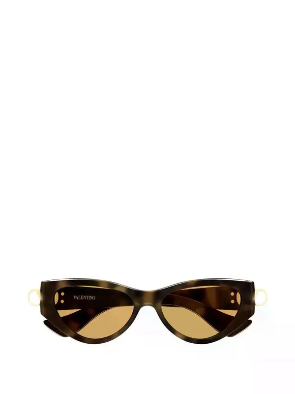 Valentino Garavani Vlogo Cat-eye Sunglasses - Brown