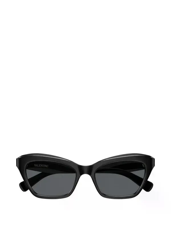 Valentino Garavani Vlogo Cat-eye Sunglasses - Black
