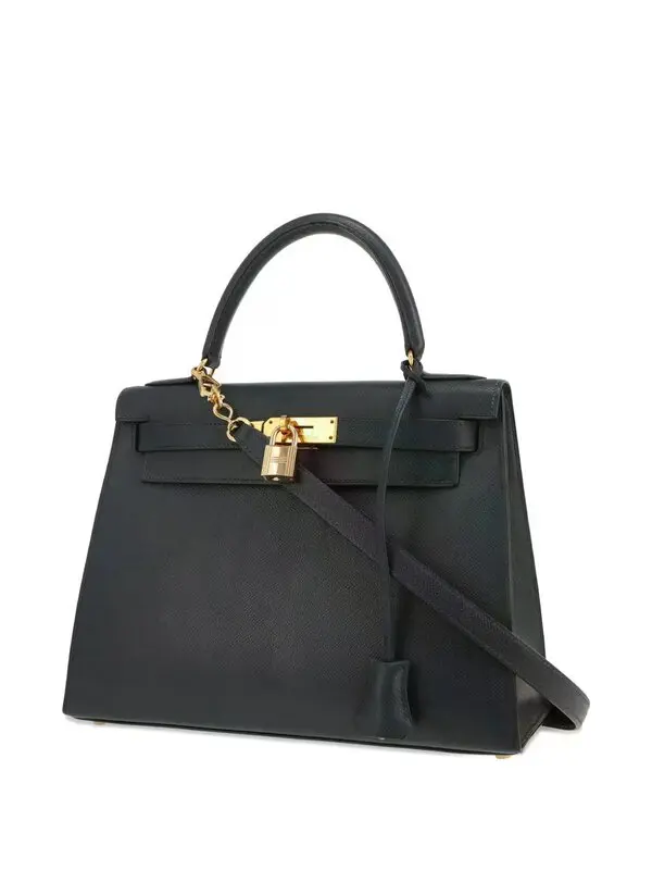 Hermès 1996 Kelly 28 Tote Bag - Blue