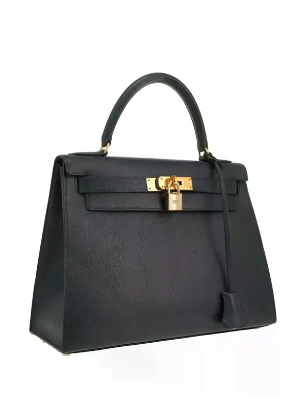 Hermès 1996 Kelly 28 Tote Bag - Blue